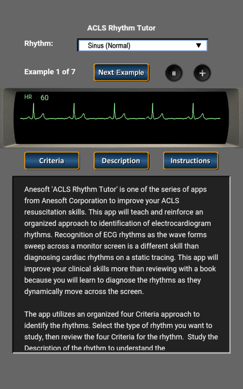 ECG and ACLS Mobile App – Anesoft Corporation